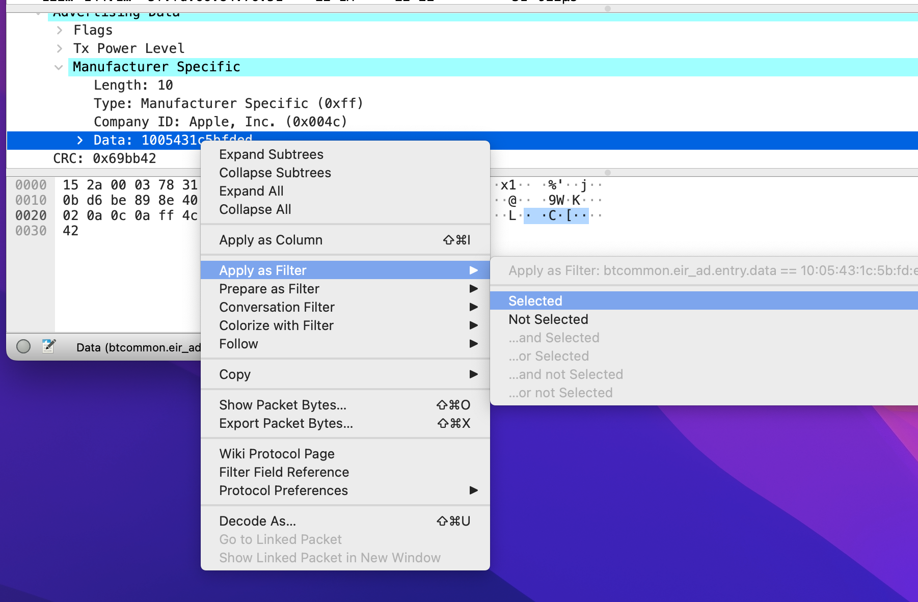 Using The Nordic Nrf Sniffer For Ble Dojo Five Modern Embedded Firmware Development